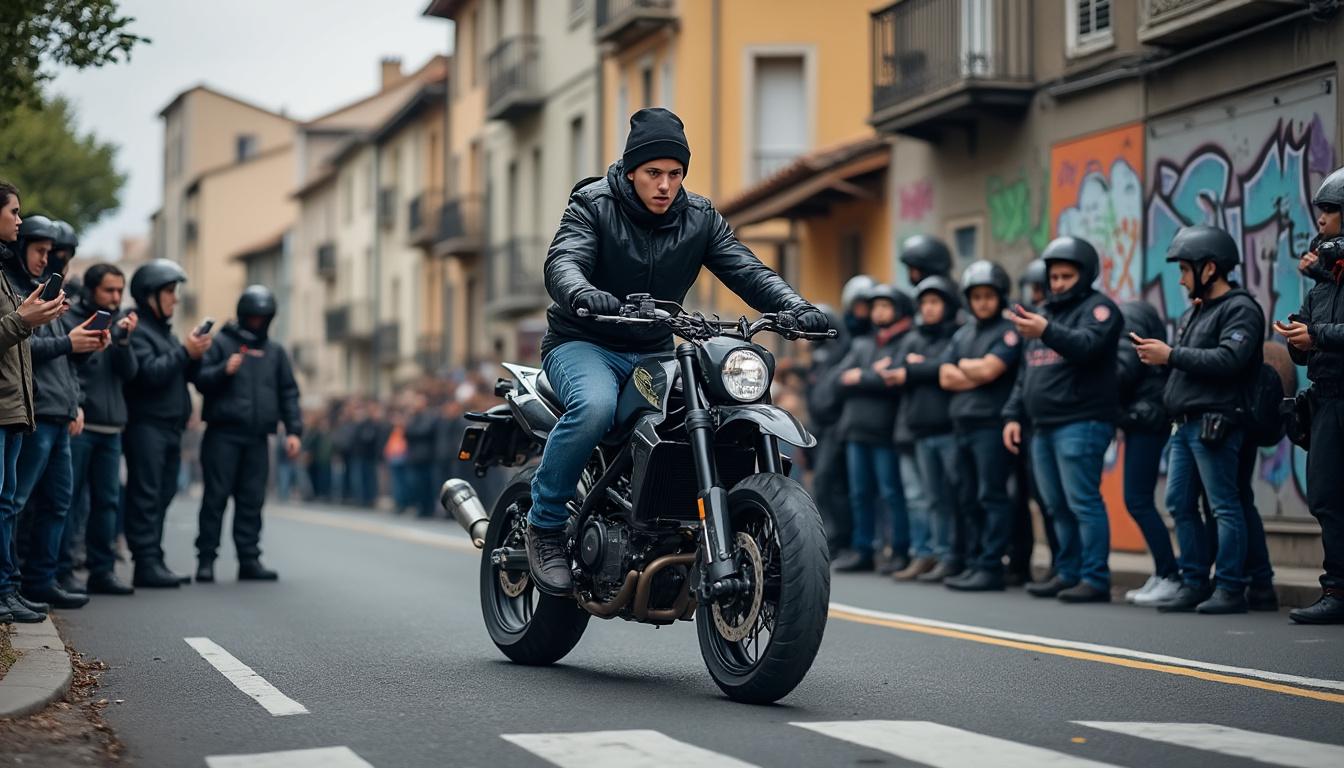 Interpellation d'un jeune motocycliste en plein rodéo urbain à ...