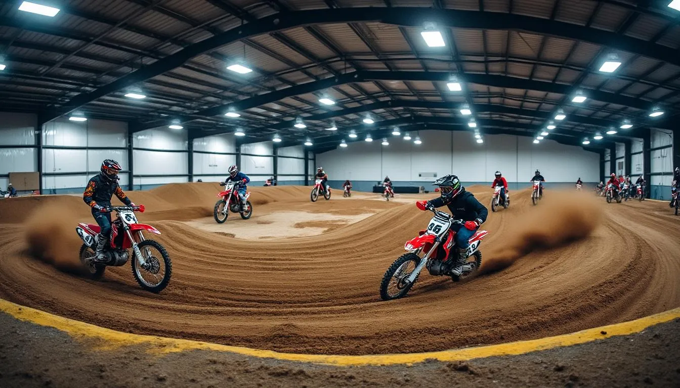 Ouest : Un Hangar Devient le Premier Terrain de Moto-Cross Indoor de France